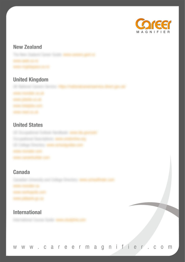 Sample Report - Career Magnifier